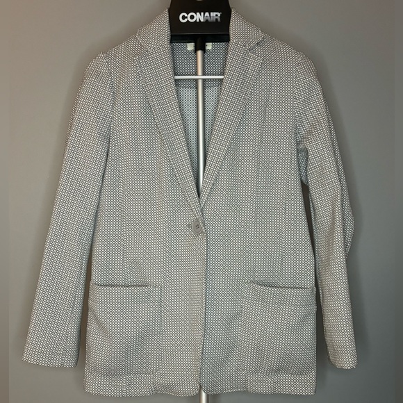 Max Studio | Jackets & Coats | Max Studio Gray And White Blazer | Poshmark
